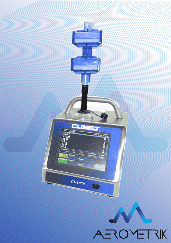 Portable Airborne Particle Counter CLIMET CI-1070 - Aerometrik