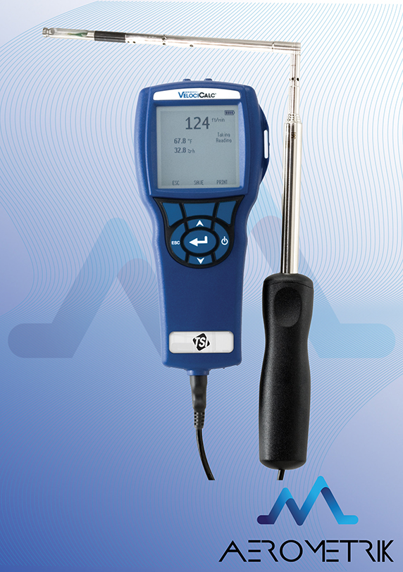 VelociCalc Multi-Function Ventilation Meter TSI 9565 - Aerometrik