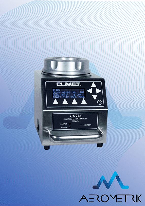 Microbial Air Sampler CLIMET CI-95A Series - Aerometrik